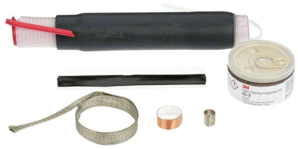 3M 7625-T-110 Cold Shrink QT-III Termination Kit, Tape/Wire/Unishield ...