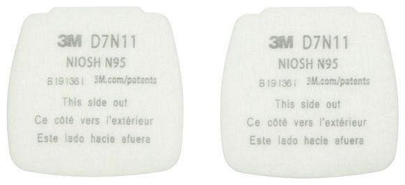 3M D7N11 Secure Click Particulate Filter N95 D7N11, 200 Ea/Case ...