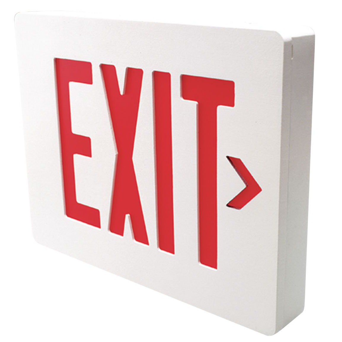 Dual-Lite SESRWE Aluminum Exit Sign | Gordon Electric Supply, Inc.