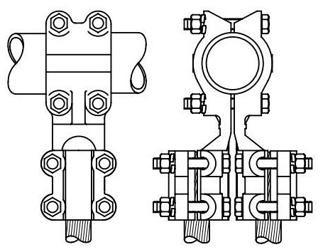 Blackburn AB2T-P-150 Alum Bolted Substation Tee Connector | Gordon ...