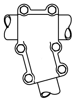 Blackburn ABT-R-L15 Aluminum Bolted Substation Tee Connector | Gordon ...