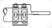 Blackburn KLC-J-4N Bronze Bolted Substation Terminal Straight | Gordon ...