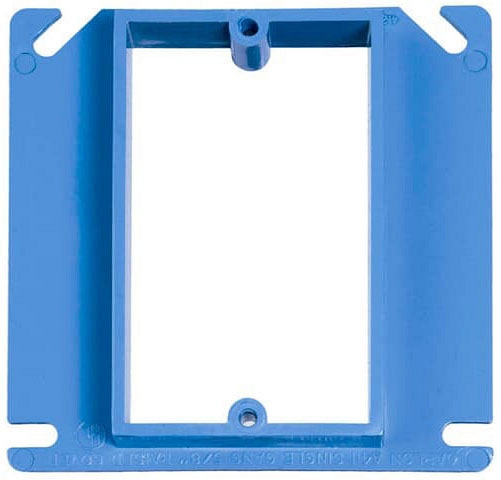 Carlon A410 4"" Square 1/2D 1-Gang Switch Ring | Gordon Electric Supply ...