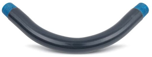 Ocal ELL1-G PVC Coated Elbow 90-Deg 1"" Steel Gray | Gordon Electric ...