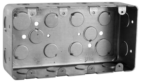 Steel City 4G4D-1/2 4-Gang Device Box, Steel, 58Cu, 1/2Ko | Gordon ...