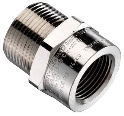 T&B EXS/050-M25/TC Stainless Steel Male 1/2 Female M25 Thread Converter ...