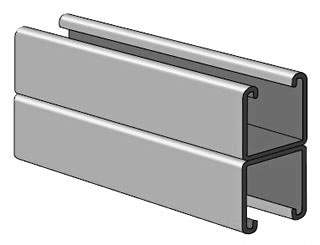 P-STRUT PS200-2T3-20GR BK/BK CHNL | Gordon Electric Supply, Inc.