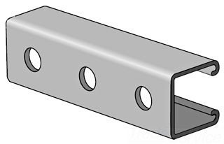 P-STRUT PS-210-H-10-GR Chnl W/Hls | Gordon Electric Supply, Inc.
