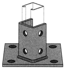 P-STRUT PS-3033-EG POST BASE | Gordon Electric Supply, Inc.