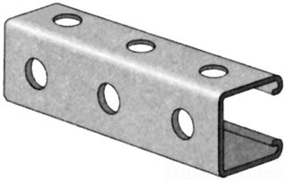 P-STRUT PS-200-H3-10-GR CHNL W/HLS | Gordon Electric Supply, Inc.