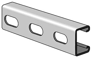 P-STRUT PS-500-EH-10-ZD CHNL W/HLS | Gordon Electric Supply, Inc.