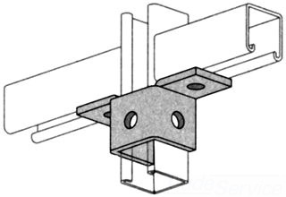 Power-Strut PS-923-ZD 5-Hole 2-Angle Connector | Gordon Electric Supply ...
