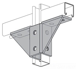 P-STRUT PS-945-HG DBL WING CONN | Gordon Electric Supply, Inc.