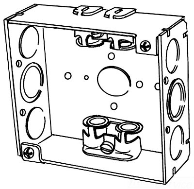 APPLETON 4SX-EK BOX 4 IN SQ 1-1/2D ARMD CBL ECNTRC KO | Gordon Electric ...