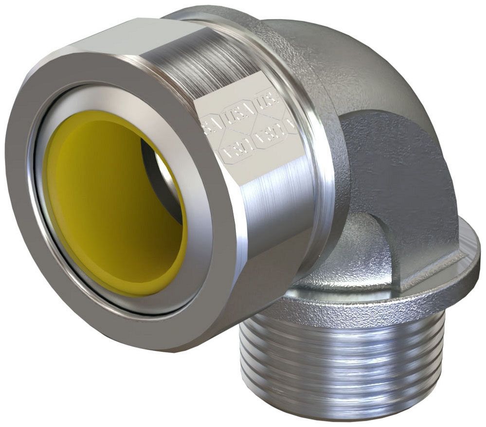 American Fittings CG75A45090 3/4"" 90-Deg Cord Grip Connector USA Cord ...