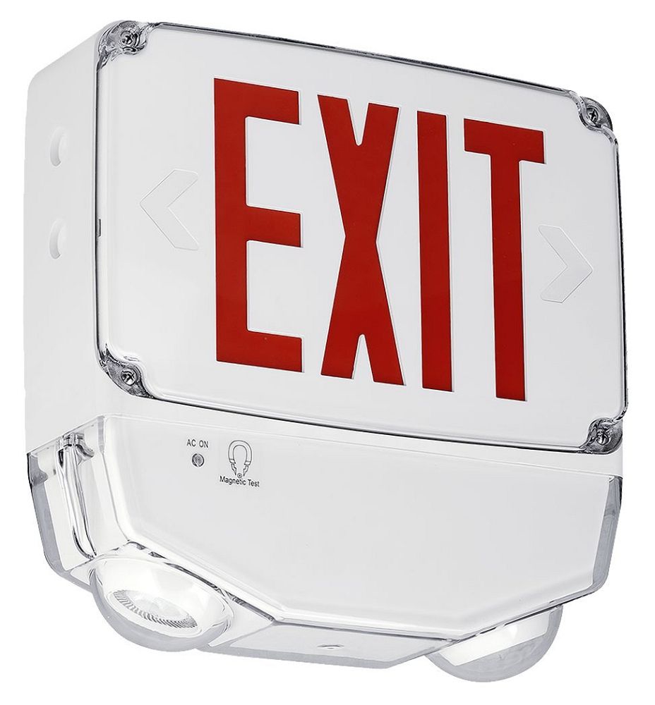 COMPASS CWC2GW-CT Exit Sign/Light Fixture | Gordon Electric Supply, Inc.
