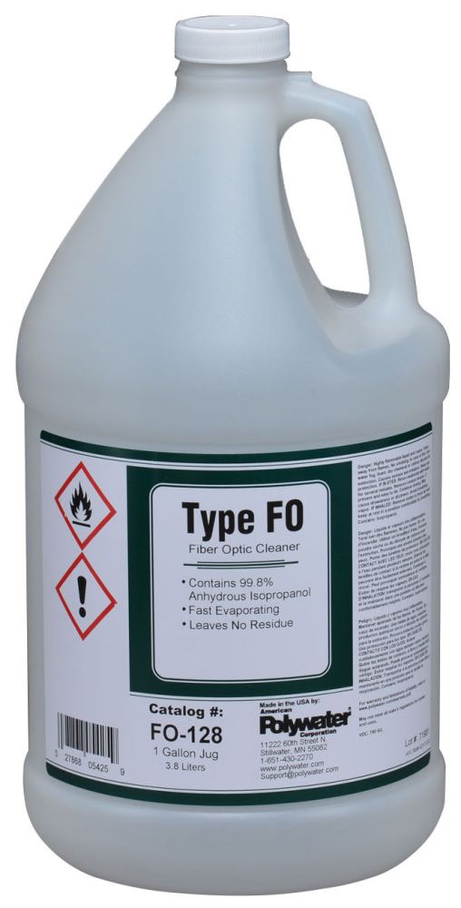 American-Polywater FO-128 1-Gallon Alcohol Fiber Cleaner | Gordon ...