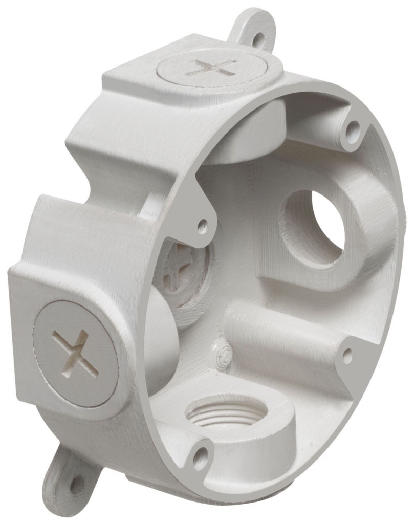 Arlington FBC4225W White Raintight Fanbox | Gordon Electric Supply, Inc.