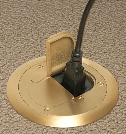 Arlington FLB3530MB Brass Carpet Ring | Gordon Electric Supply, Inc.
