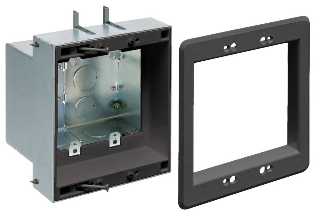 Arlington TVBS505BL 2-Gang Black TV Box | Gordon Electric Supply, Inc.