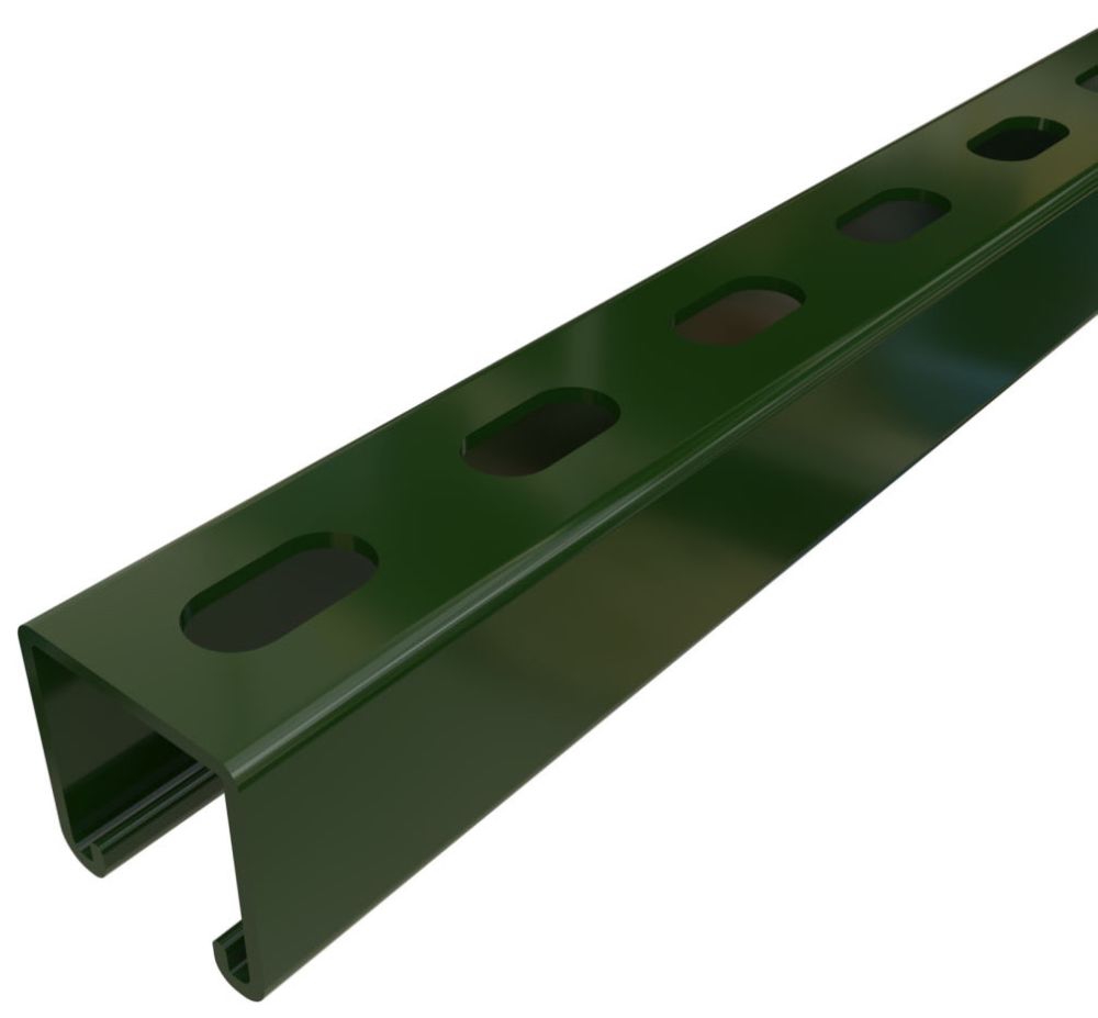 Unistrut P1000T-10GR 1-5/8"" x 1-5/8"", 12 Gauge Slotted | Gordon ...