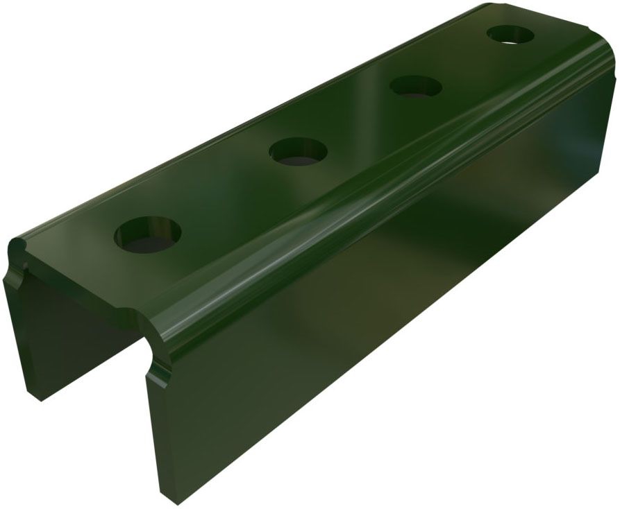 Unistrut P1377-GR 4 Hole"U" Shape Fitting, Use w/P1000, P1100, P2000 ...