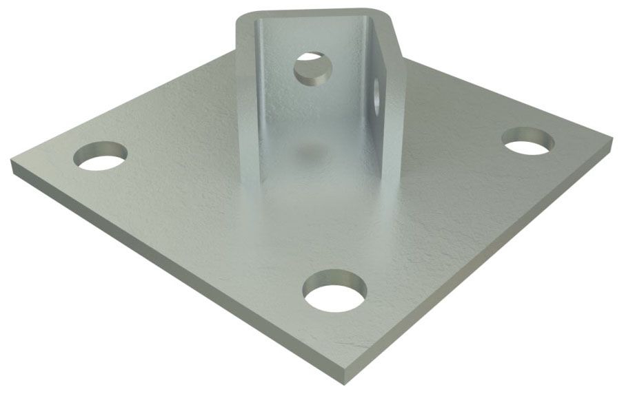 Unistrut P2072-HG 7-Hole Post Base | Gordon Electric Supply, Inc.