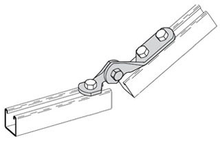 BLINE B335-2-3/4-ZN THREE HOLE ADJUSTABLE HINGE 13/16-IN. HOLE ZINC ...