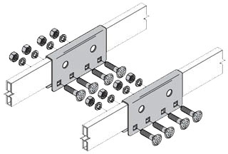 BLINE SB2135BZ HEAVY DUTY STRINGER SPLICE KIT 1 1/2-IN. RUNWAY HEIGHT ...