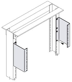 BLINE SB58501TG RACK STANDOFF BRACKET 1 11/16-IN. HEIGHT 1 MTG SPACE ...