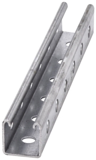 BLINE B22TH-120GLV CHANNEL 1 5/8-IN. X 1 5/8-IN. 9/16-IN. SLOTTED HOLES ...
