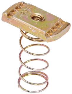 BLINE N223SS6 SPRING NUT 5/16-IN.-18 THREAD 1/4-IN. NUT STAINLESS STEEL ...