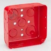Bridgeport FA-404 4"" Sq Box, 2-1/8"" Deep Extension Box | Gordon ...