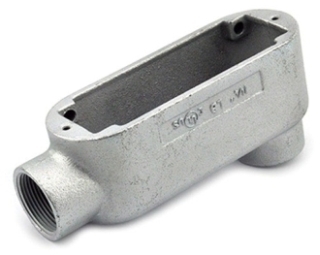 Bridgeport LB-64 1-1/4"" Lb-Type Rigid Conduit Body Malleable | Gordon ...