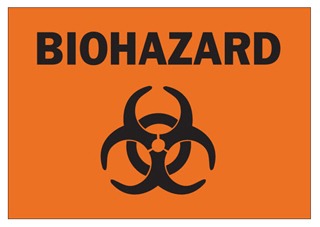 BRADY 69768 BIOHAZARD (BLOODBORNE PATHOGEN) SIGN | Gordon Electric ...