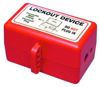 BRADY PLO27E PRINZING PLUG LOCKOUT LARGE RED | Gordon Electric Supply, Inc.