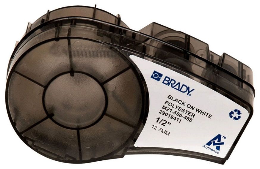 M21 500 488 Label Brady M21-500-488- Polyester Label Cartridge, .5"x21 ...