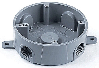CARLON E365D-CAR 4IN WP ROUND BOX | Gordon Electric Supply, Inc.