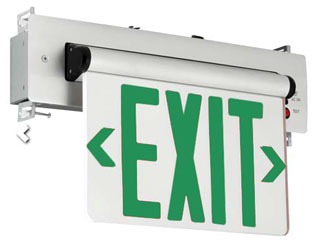 Compass CELR2GNE LED Emergency Exit Sign | Gordon Electric Supply, Inc.