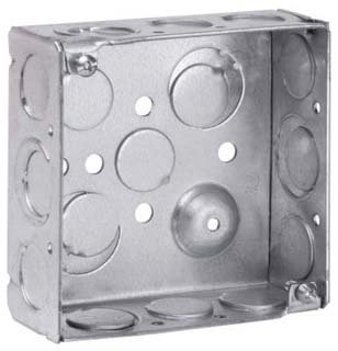 Crouse-Hinds TP404 4" Square 1-1/2D Box | Gordon Electric Supply, Inc.