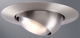 Halo 78SN 6" Eyeball Trim Satin Nickel | Gordon Electric Supply, Inc.