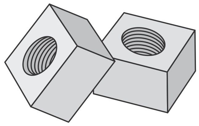Champion CS-SN-375 Square Head Nuts, 3/8" -16 | Gordon Electric Supply ...