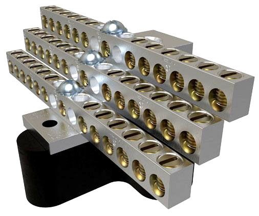 Ilsco NB-350-36-W/R16 36-Circuit Tap Bar | Gordon Electric Supply, Inc.