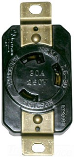 ERICSON EML630R L6-30R SGL RECEPTACLE | Gordon Electric Supply, Inc.