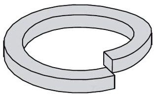 BLINE 3/8-LW-ZN LOCK WASHER 3/8-IN. ZINC PLATED | Gordon Electric ...