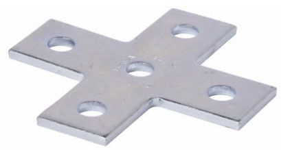 BLINE B132YZN FIVE HOLE CROSS PLATE YELLOW ZINC | Gordon Electric ...
