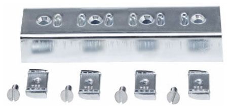 BLINE B166-32-GRN FOUR HOLE SPLICE CLEVIS FOR B32 CHANNEL GREEN ...