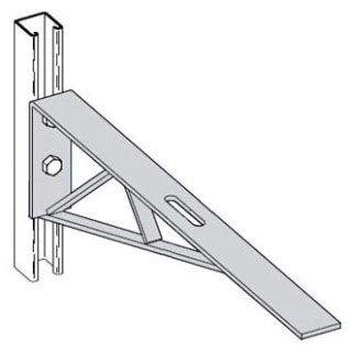 BLINE B192-ZN BRACKET 24-IN. 9-IN. X 3-IN. SLOT ZINC PLATED | Gordon ...