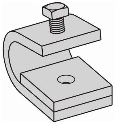 BLINE B210A-ZN BEAM CLAMP 3/4-IN. MAX FLANGE ZINC PLATED | Gordon ...