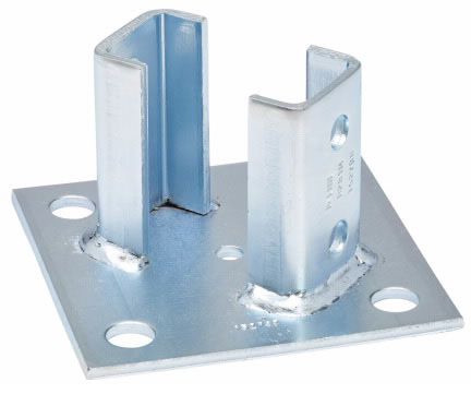 BLINE B281MZN POST BASE FOR B22-2PL CHANNEL 6-IN. X 6-IN. X 3 1/2-IN ...